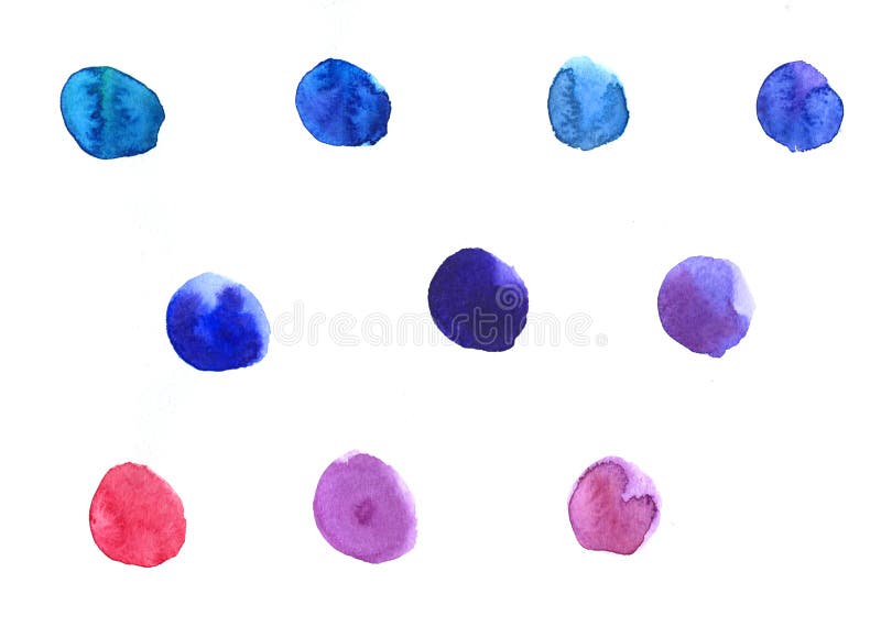 Watercolor Texture with Splodges Stock Illustration - Illustration of ...