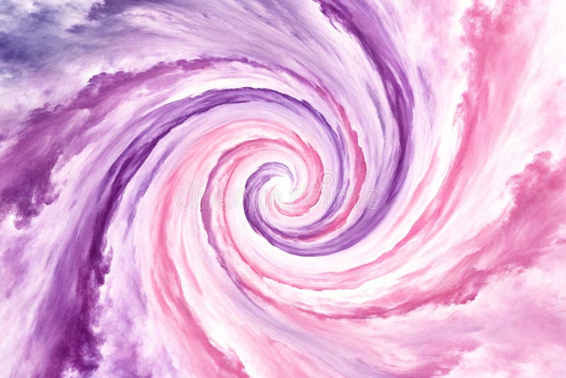 Watercolor Tornado Effect: Vibrant Pink and Purple Abstract Background ...