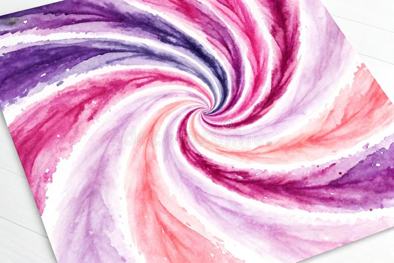Watercolor Tornado Effect: Vibrant Pink and Purple Abstract Background ...