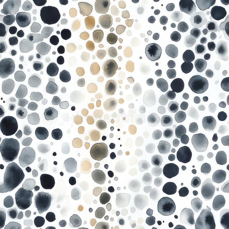 Background with Irregular, Chaotic Dots, Points, Circle. Random Halftone. Stock Illustration ...