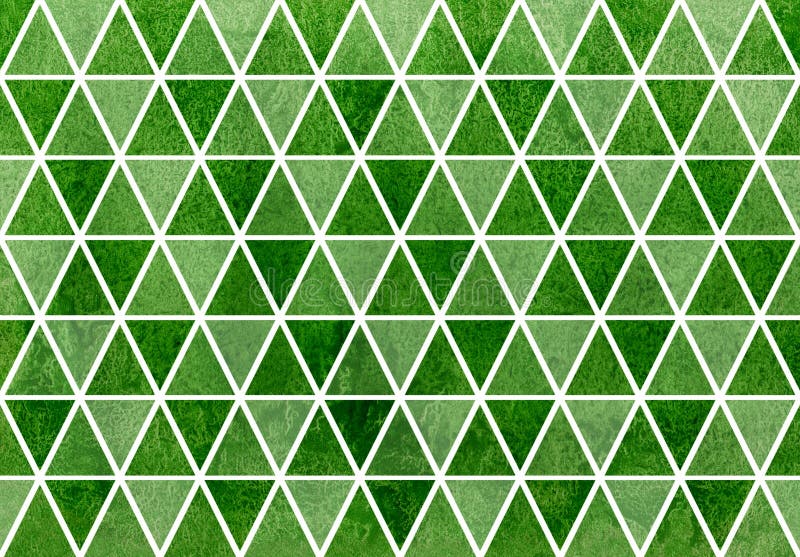 Watercolor Triangle Pattern. Stock Illustration - Illustration of ...