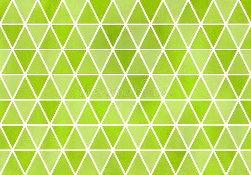 Watercolor Triangle Pattern. Stock Illustration - Illustration of ...