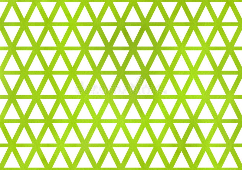 Watercolor Triangle Pattern. Stock Illustration - Illustration of lime ...