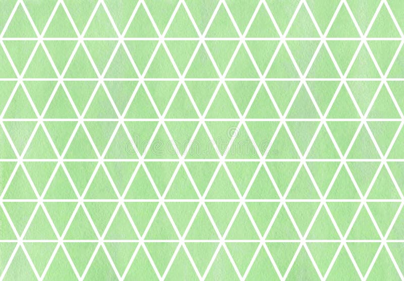 Watercolor Triangle Pattern. Stock Illustration - Illustration of ...