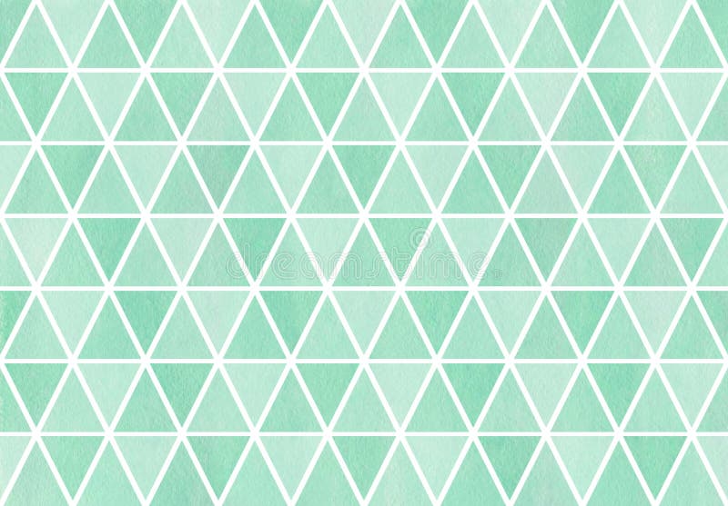 Watercolor Triangle Pattern. Stock Illustration - Illustration of light ...