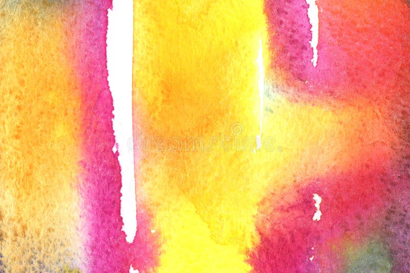 Watercolor Wash Abstract Multicolor Background Stock Illustration ...