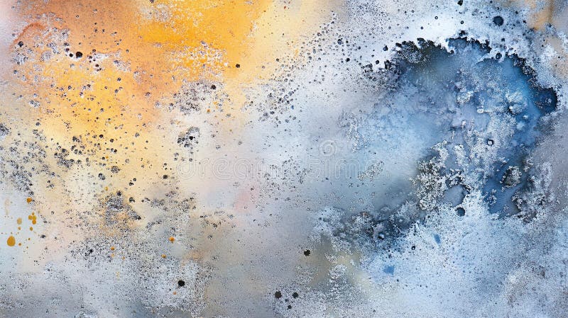 Watercolor Wash Background with Controlled Bleeding Effects in Pastel ...