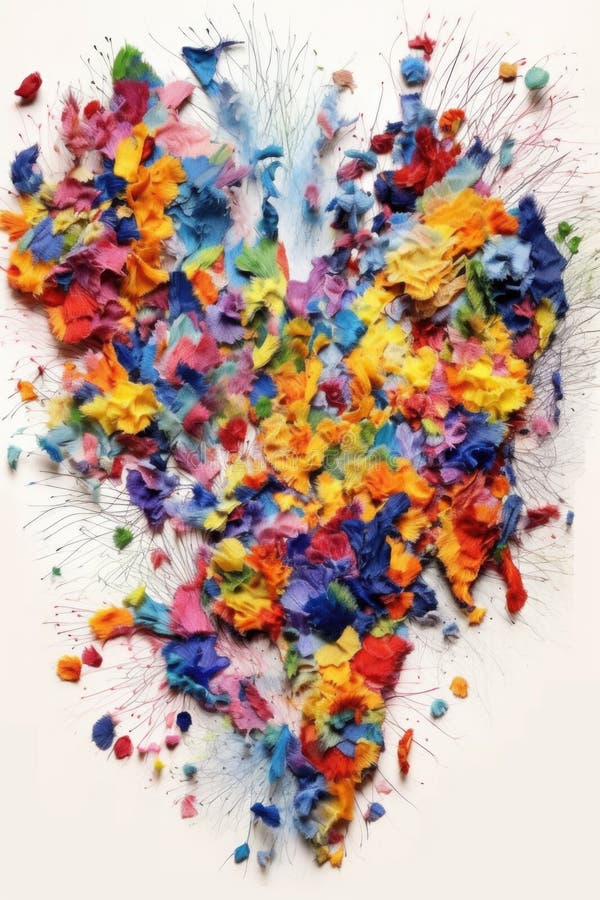 Watercolor World Map with Splashes of Paint Stock Illustration ...