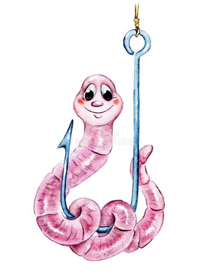 Watercolor Worm Stock Illustrations – 210 Watercolor Worm Stock ...