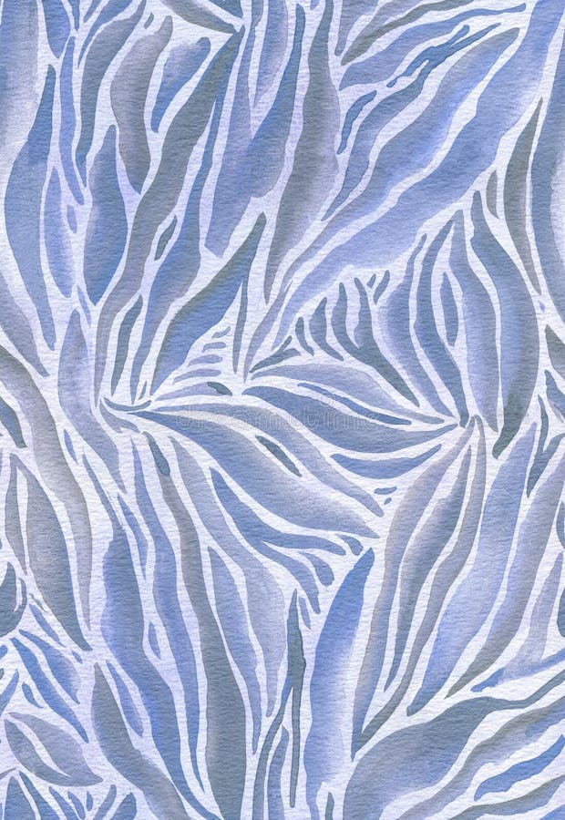 Watercolor Zebra Print Seamless Pattern, Abstract Animal Texture Stock ...