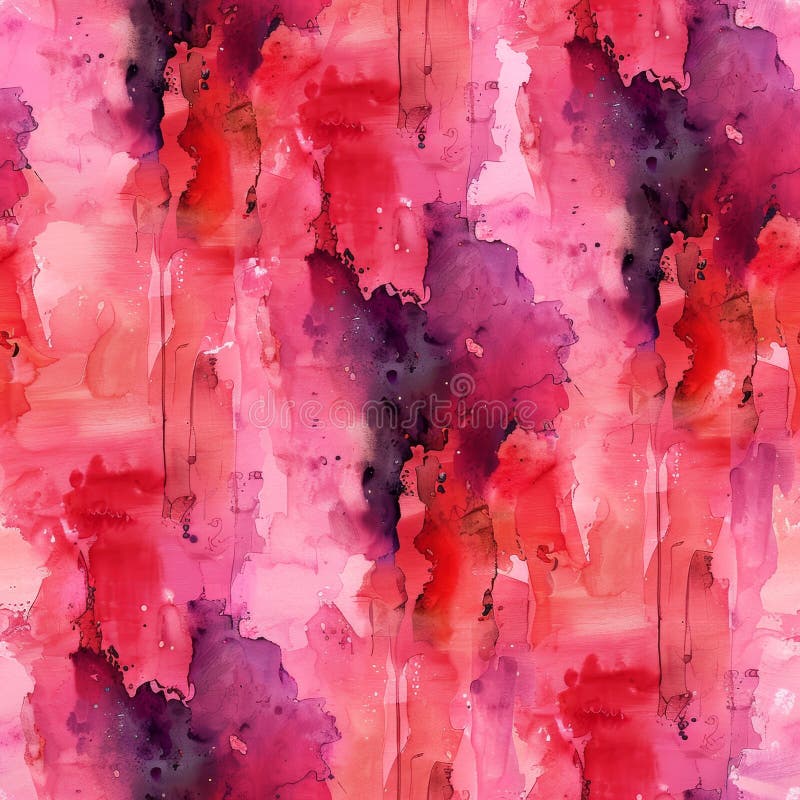 Watercolored Pink Pattern Background for Design and Artistic Projects ...