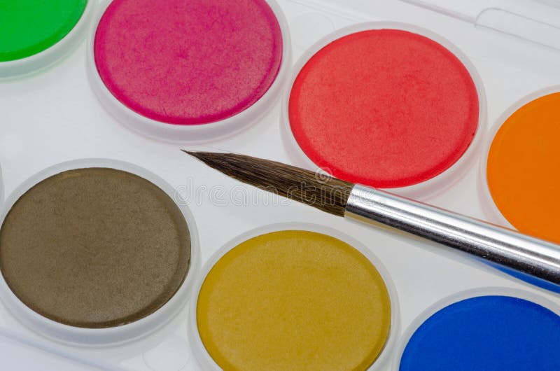 Watercolors stock photo. Image of technical, pigments - 31941618