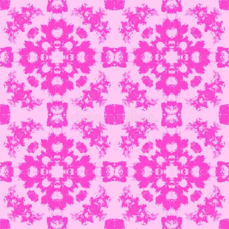 Watercolour Ornament Repeating Tile Large Format Stock Illustration ...