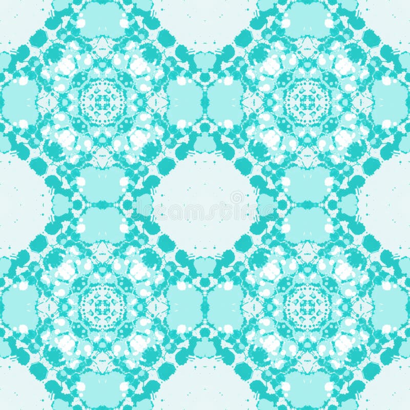 Watercolour Ornament Repeating Tile Large Format Stock Illustration ...