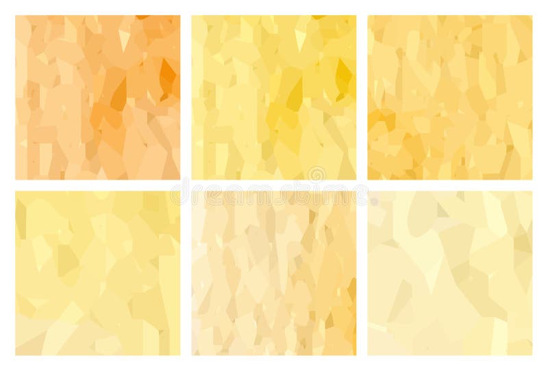 Watercolour Pattern - Set of Yellow Patterns Stock Vector ...