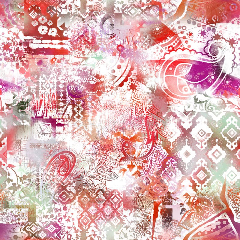 Watercolour Shibori Pattern, Tie Dye Allover, Textile, Shibori Allover ...