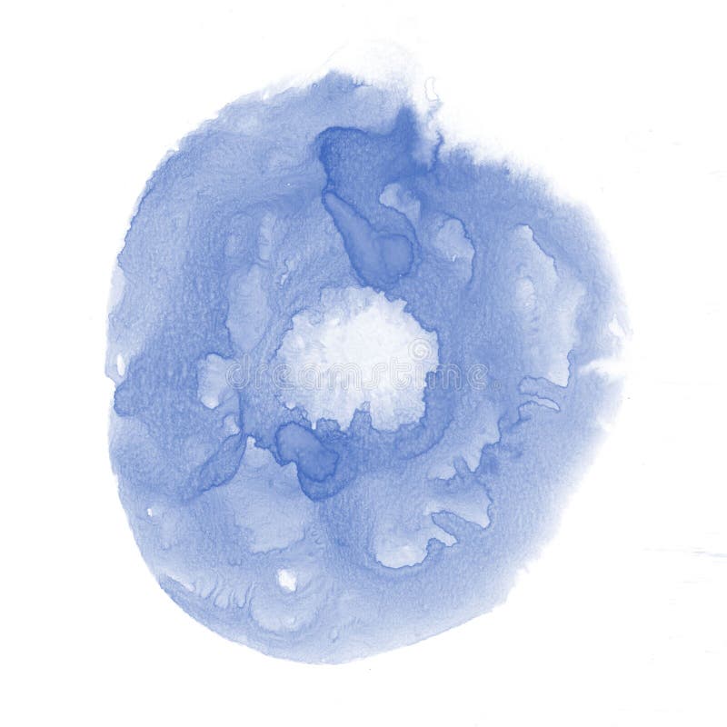 Watercolour splash blue stock image. Image of watercolour - 117794455