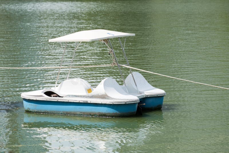 Water Cycle Boat for Exercise at the Park Stock Photo - Image of green ...