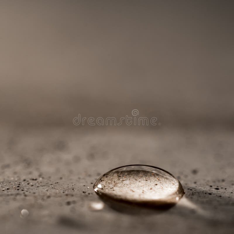 Waterdrop stock photo. Image of round, drop, single, surface - 53537112