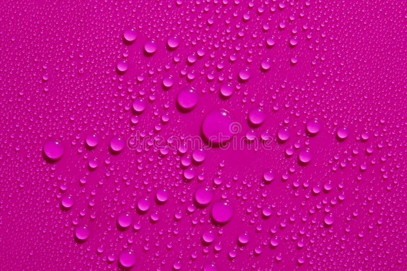 Pink water drop stock image. Image of bubbles, health - 7163155