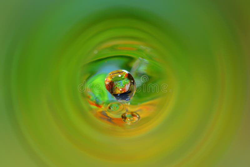 Waterdrops falling down stock photo. Image of reflection - 201962338