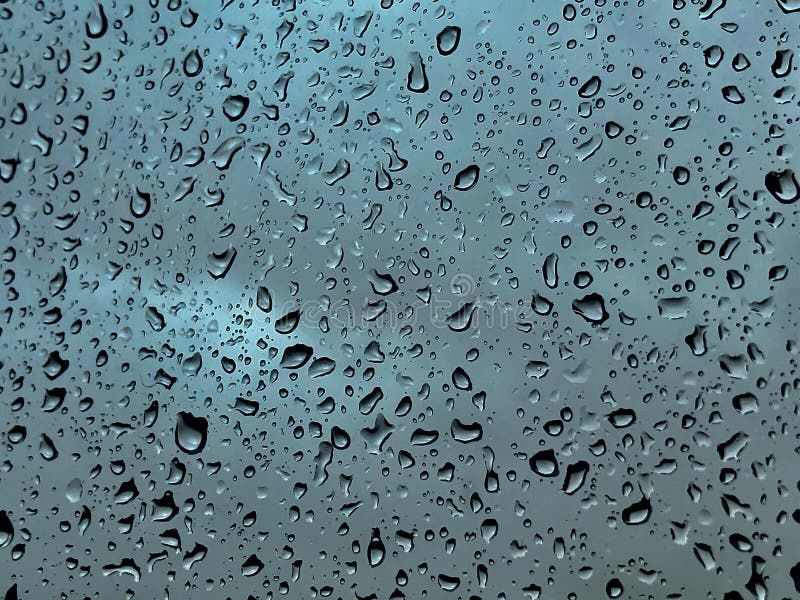 Waterdrops on a window. stock image. Image of design - 148265409