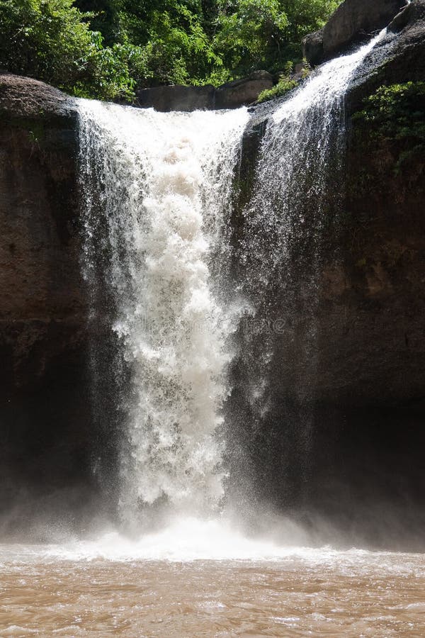 Waterfal in Thailand stock image. Image of wood, calm - 9501915