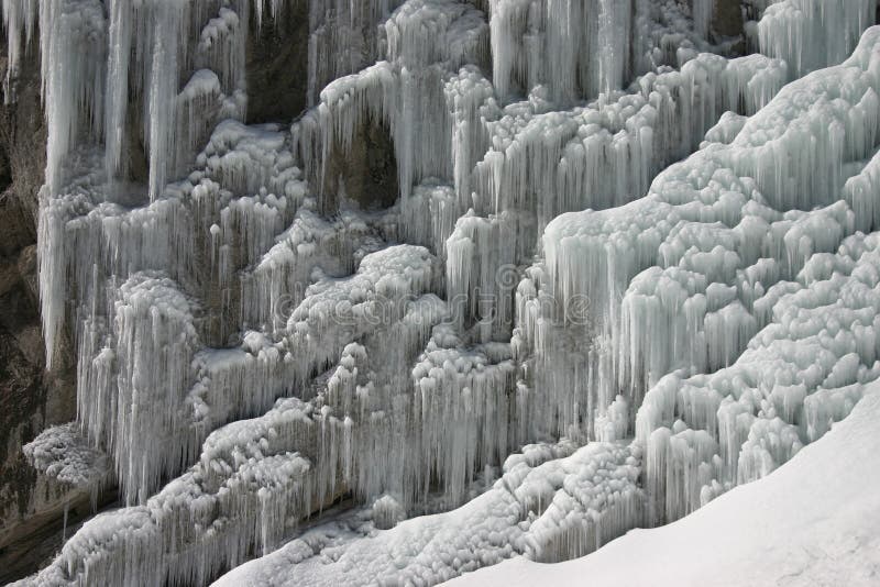 Waterfall-1 stock photo. Image of water, snow, winter, surface - 431008