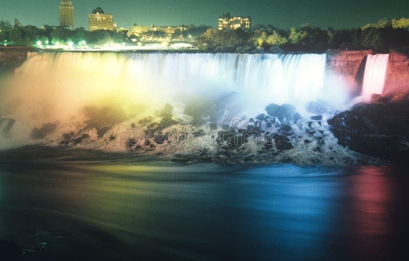 Waterfall stock image. Image of broad, sunlight, sunburst - 10757129