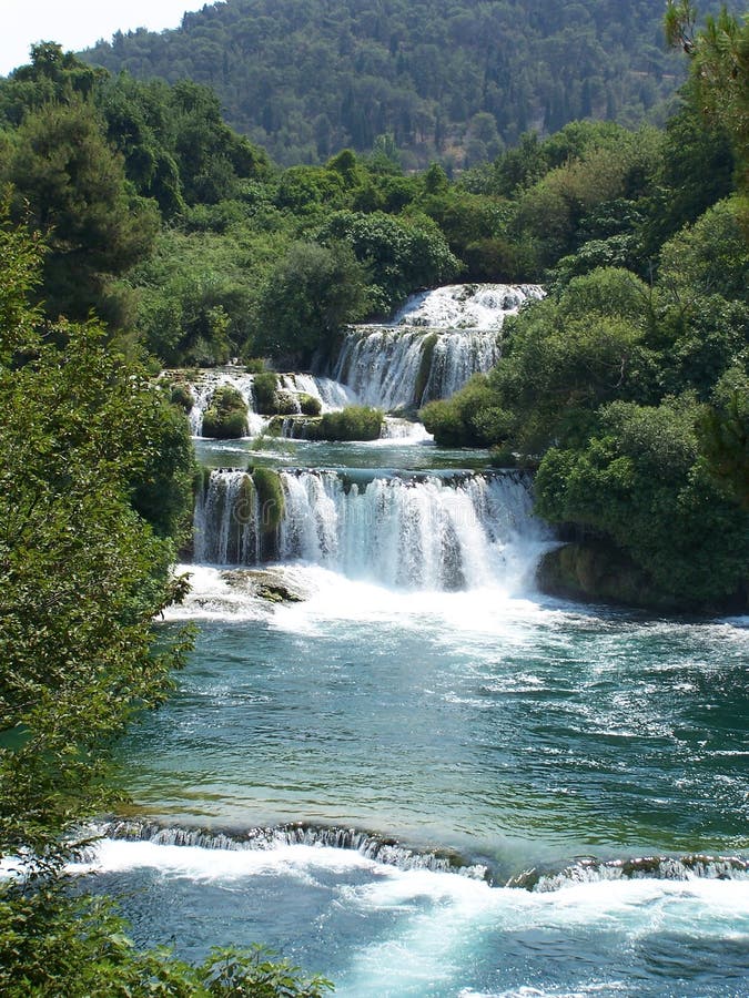 Waterfall stock photo. Image of water, waterfall, holiday - 12008636