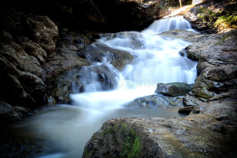 Waterfall stock photo. Image of freedom, cascade, flow - 141584684