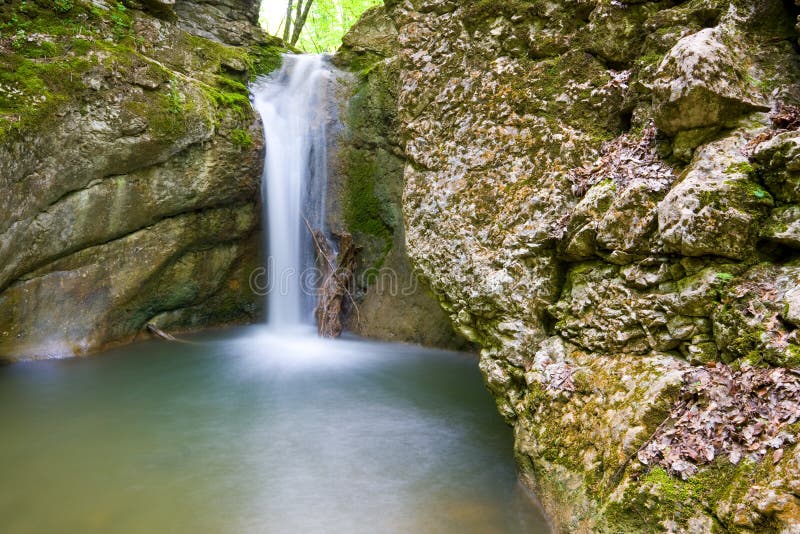Natural Arch Waterfall stock photo. Image of cavern, erosion - 25774016