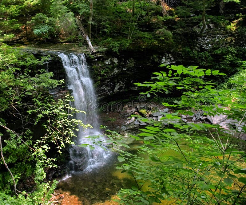 Big Clifty Falls in Clifty Fall State Park, Indiana Stock Image - Image ...