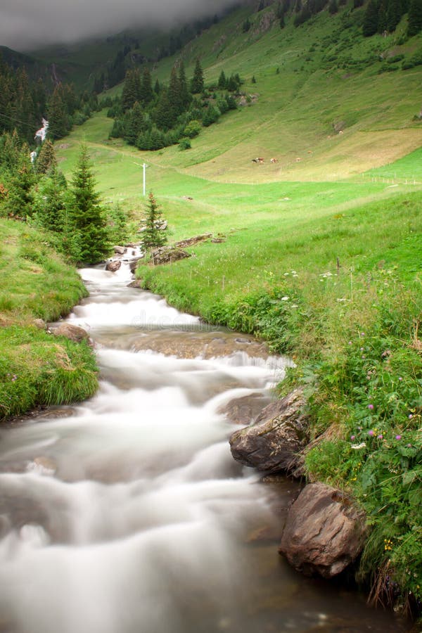 The waterfall stock image. Image of flow, flowing, falls - 17805469
