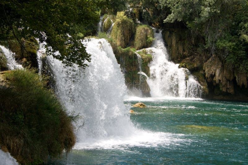 Waterfall stock photo. Image of water, croatia, summer - 18333158