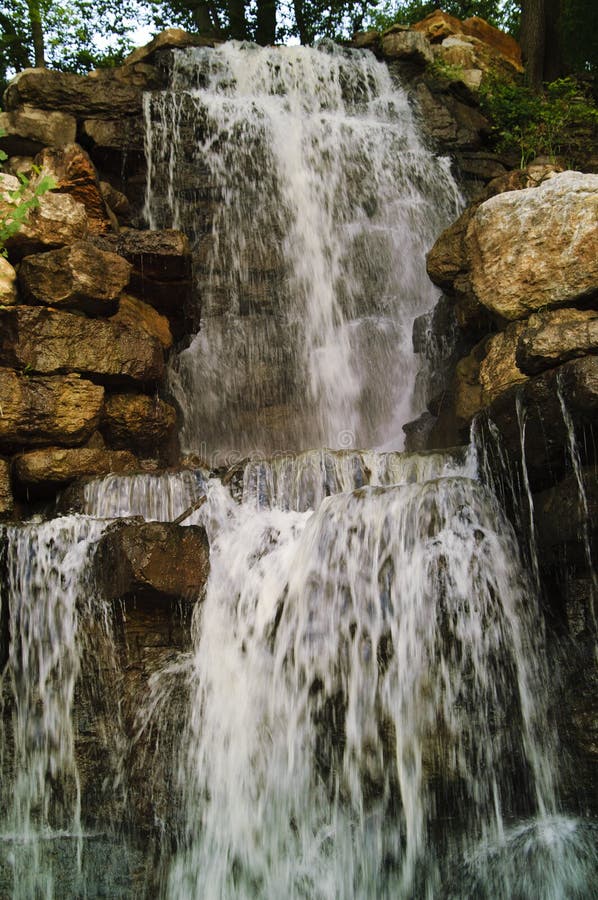 Waterfall stock image. Image of missouri, summit, waterfall - 19257485