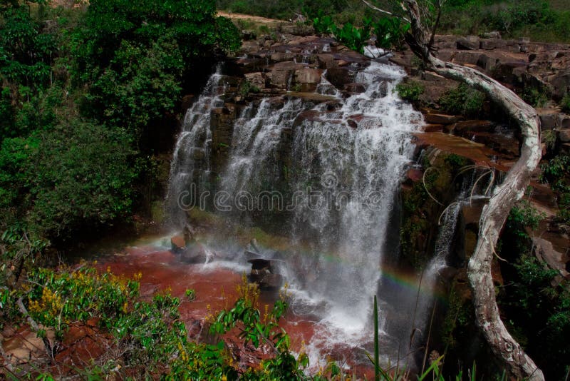Waterfall stock image. Image of water, south, scenic - 20843177