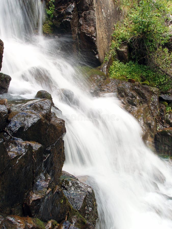 Waterfall stock photo. Image of drop, soft, waterfall, damp - 244666