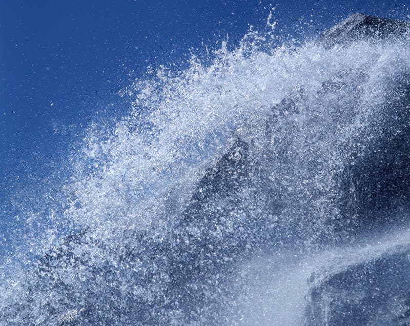 Waterfall stock image. Image of element, aqua, waterfall - 244917