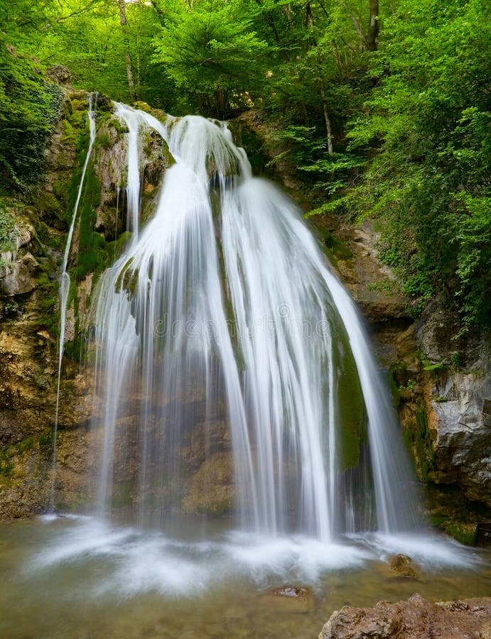 Waterfalls stock image. Image of tranquil, trip, waterfalls - 1008801