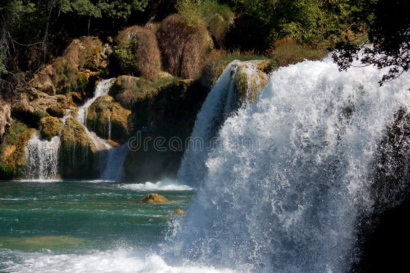 Waterfall in Italy. stock photo. Image of waterfall, steam - 50283544