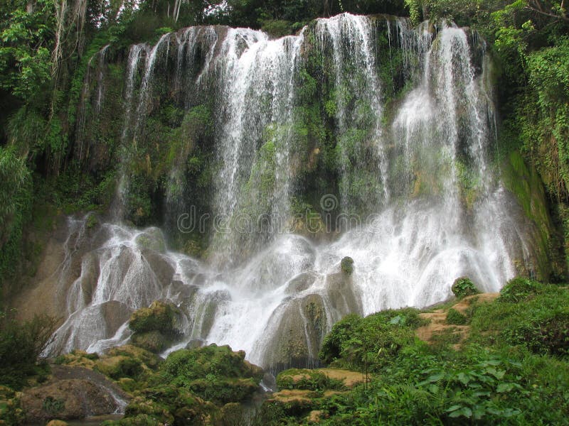 El Nicho Waterfalls, Cuba stock photo. Image of escambray - 44925000