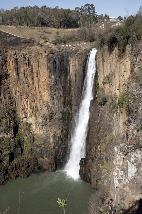 Waterfall stock image. Image of beautiful, desktop, hill - 4488455