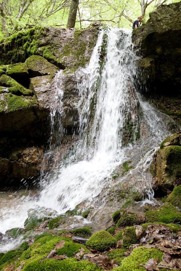 Source of spring water stock image. Image of flowing - 42848423