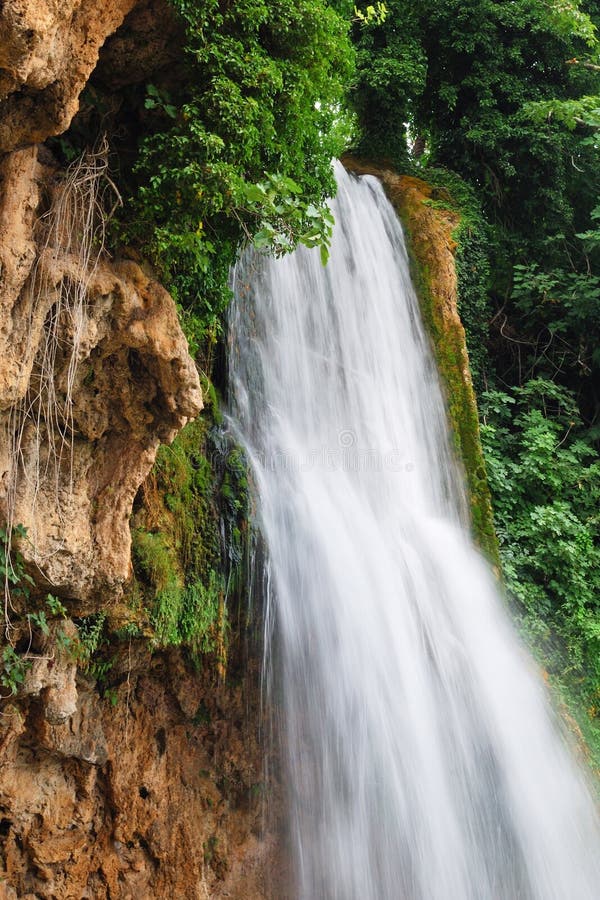 Waterfall stock image. Image of green, landscape, clear - 3459095