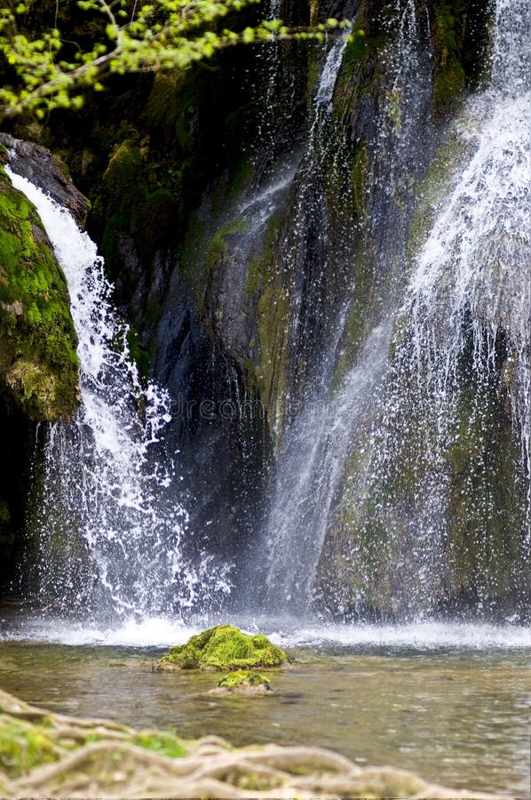 Waterfall stock image. Image of peaceful, park, idyllic - 6257335