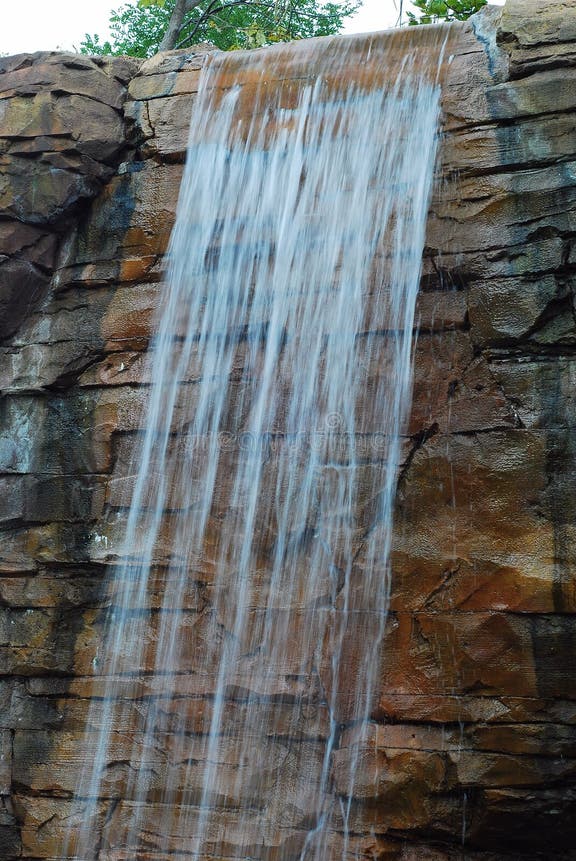 Waterfall stock image. Image of invented, contrived, falling - 6617515