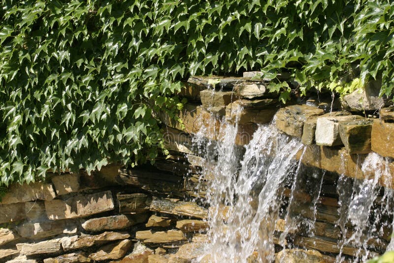 Waterfall stock photo. Image of botany, land, park, layer - 9068394