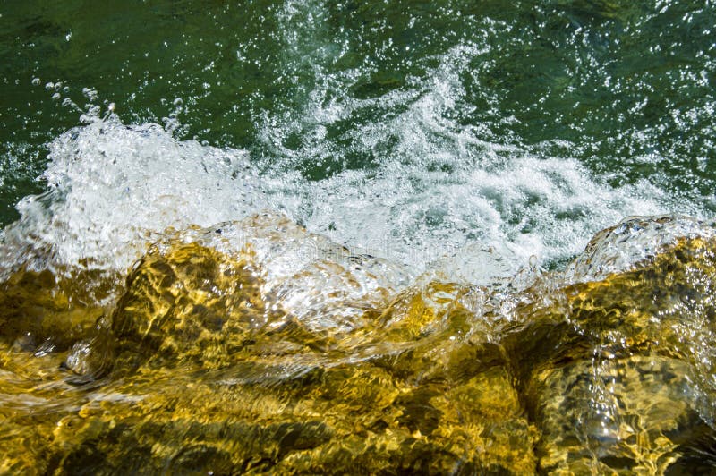 Waterfall from Above Close Up Stock Photo - Image of waterfall, nature ...