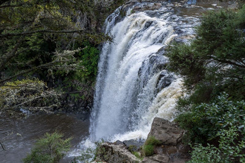 Waterfall from Above stock photo. Image of mountain - 109794310